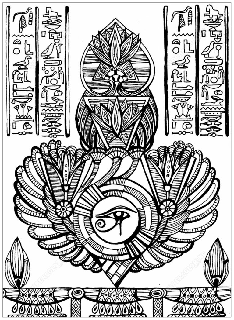 coloring-eye-of-horus | Coloring Pages