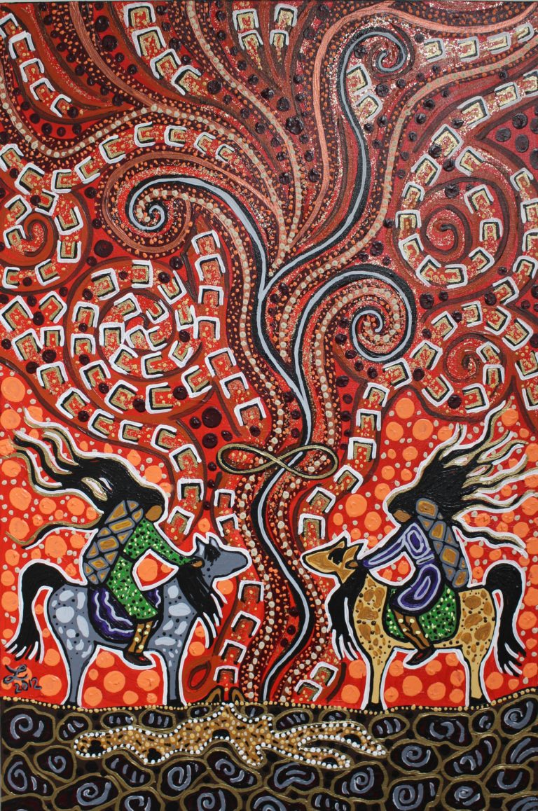 Michif-Horsewomen | Feathers and Bones